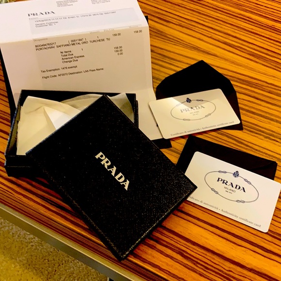 Prada | Other | Prada Box Cards Receipt Tissue | Poshmark